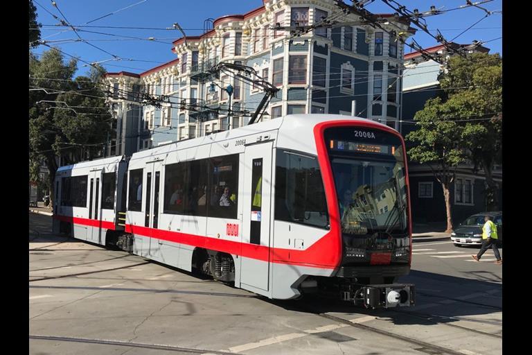 First Siemens LRV in service in San Francisco | Metro Report ...